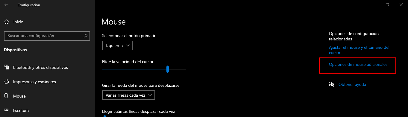 Guía de configuración del ratón en Windows 10 – ZonaPCera